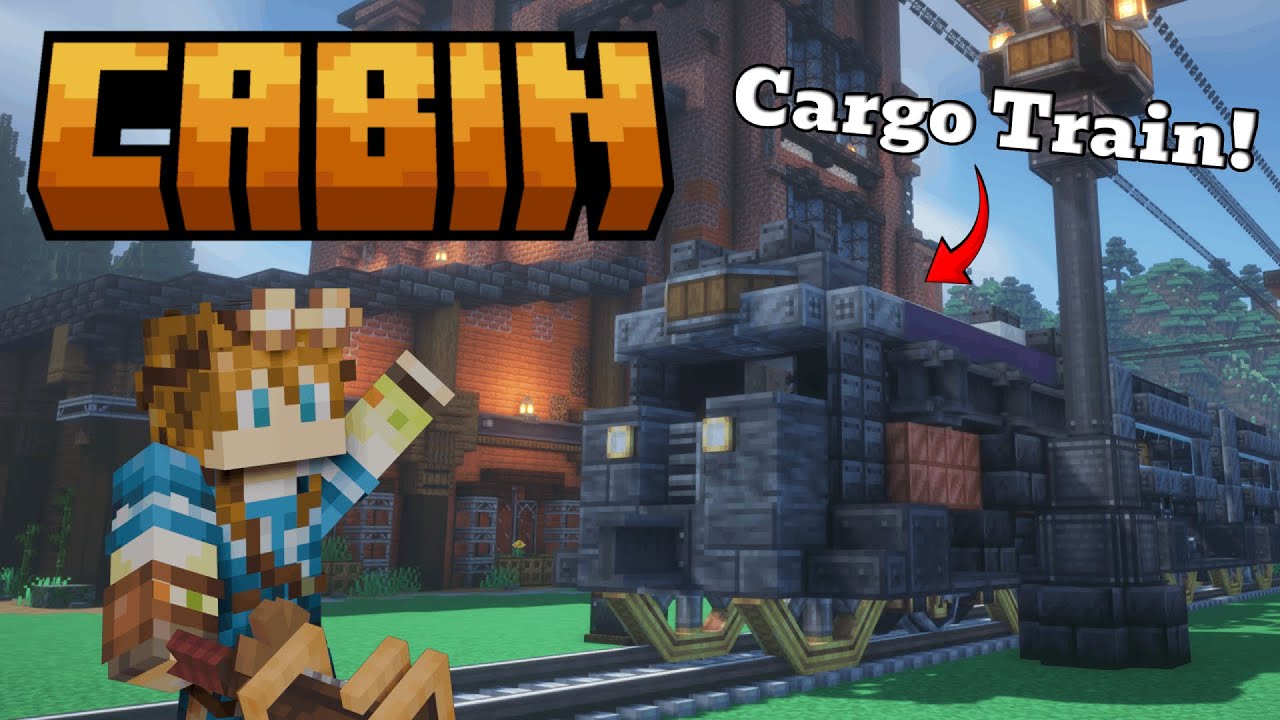 Building our First Create Mod Cargo Train! ️ Create: Above & Beyond ...