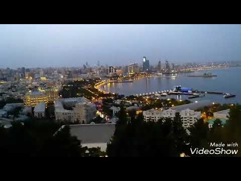 Baku muhteşem manzarası