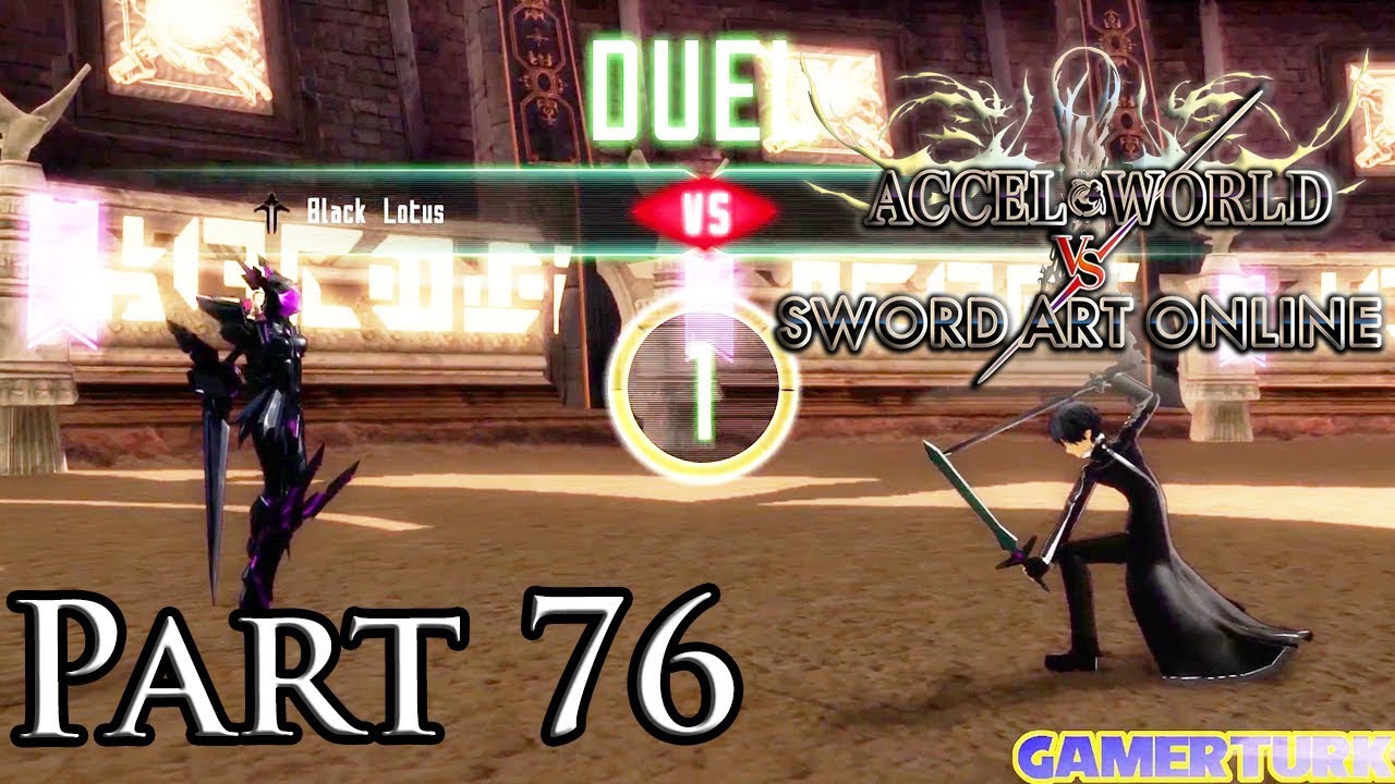 AWvsSAO - Kirito's Starburst Stream for Black Lotus Unlock! [Part 76 ...