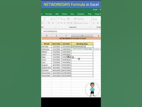 NETWORKDAYS Formula in Excel #excel #exceltips #exceltutorial #msexcel #shorts #youtubeshorts # ...