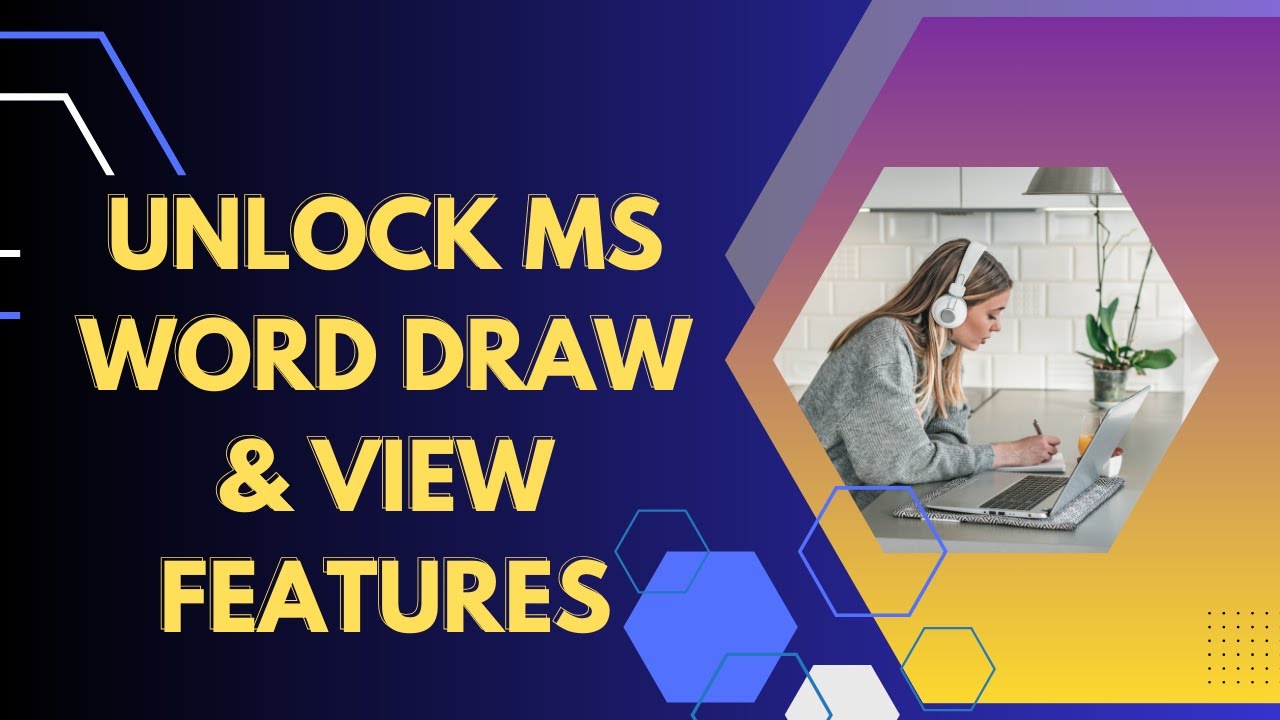 🚀 MS Word Draw & View Menu Full Tutorial | Complete Guide for Beginners ...