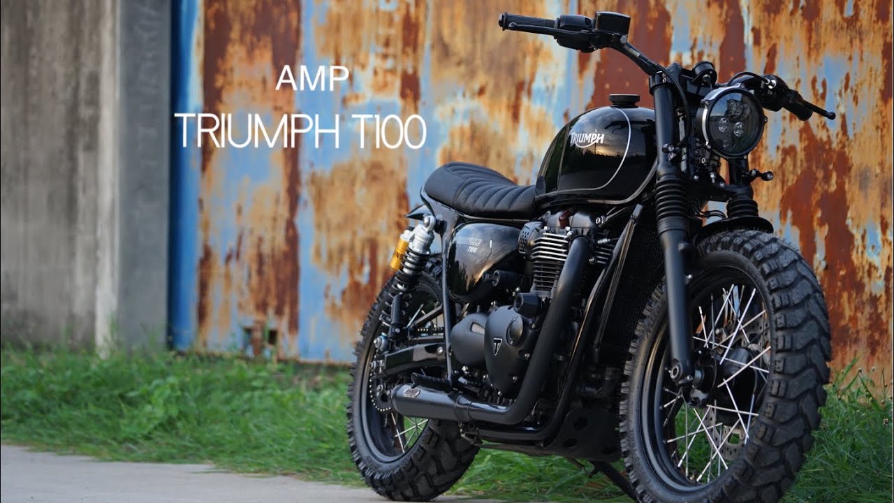 Triumph T100 จัดทรงใหม่ ของแต่งสวยๆครับผม 📌📌 - YouTube