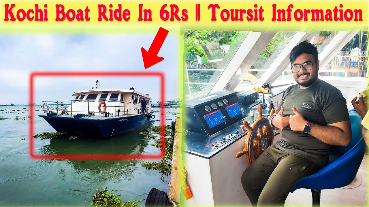 Kochi Boat Ride In 6 Rs || How To Do And Local Places Of Kochi - YouTube