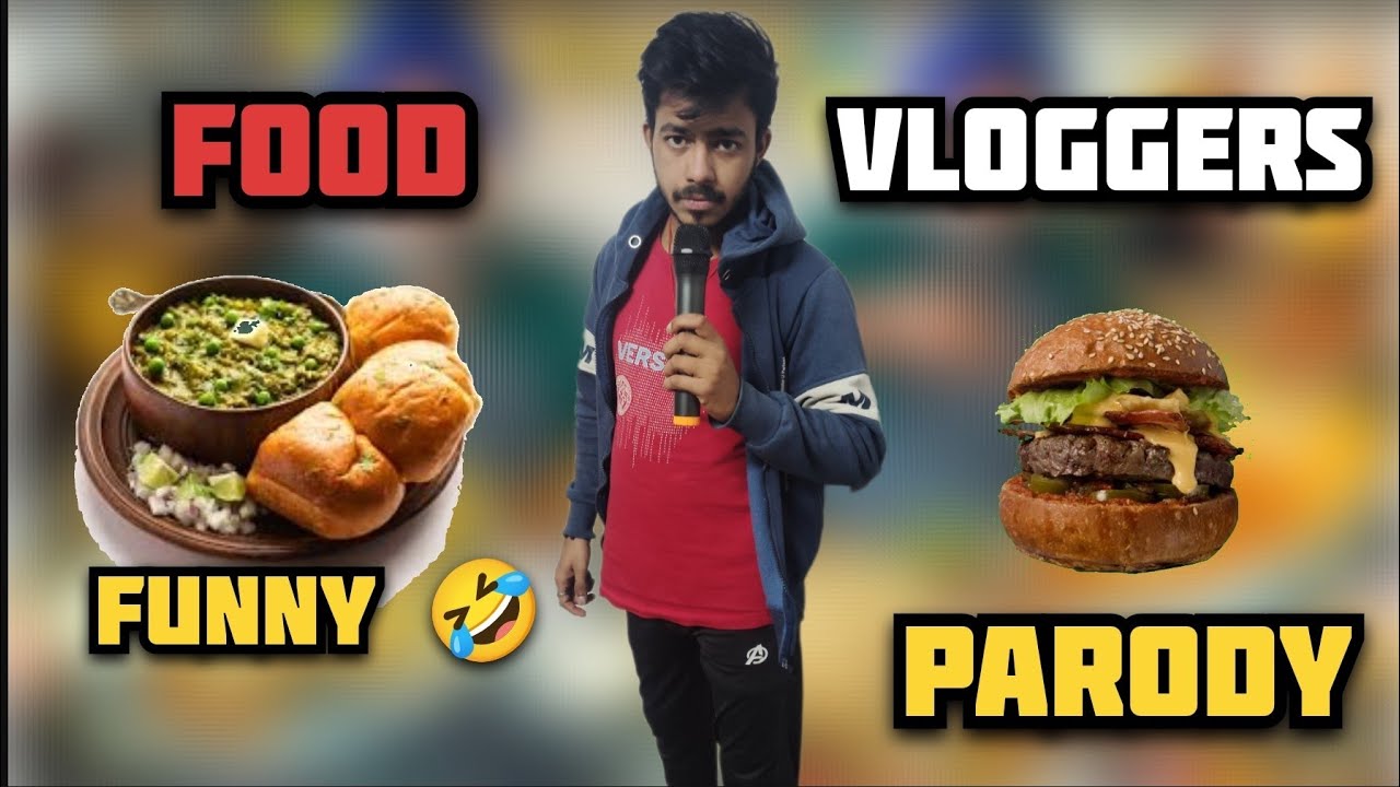 Funny food vloggers parody 🤣🤣 #comedy #funny #trending - YouTube