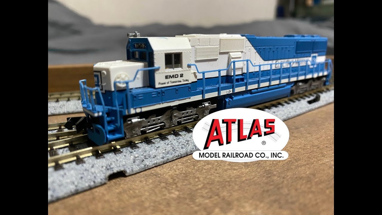 Will it run? Used N Scale Atlas EMD SD60 Demonstrator. Trains with ...