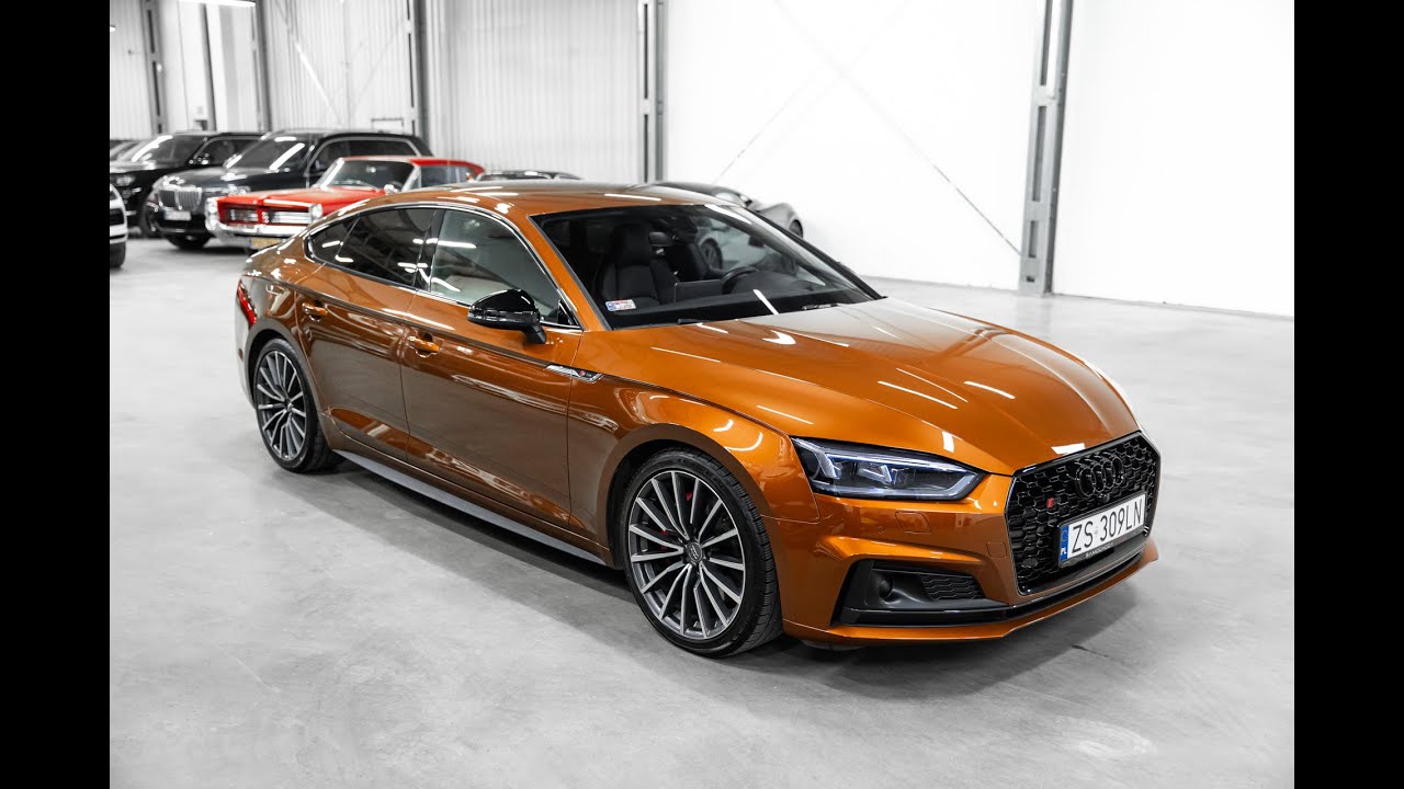 Audi A5 45 TFSI 245KM Quattro, 2019. Samoa Orange. Matrix LED. B&O ...