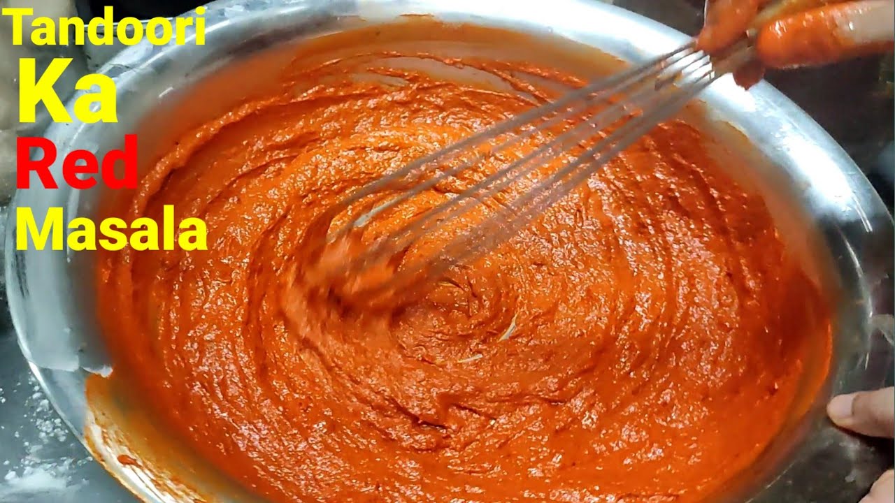 तंदूरी मसाला|Tandoori Basic Red Masala For Tandoori Chicken.Chicken ...