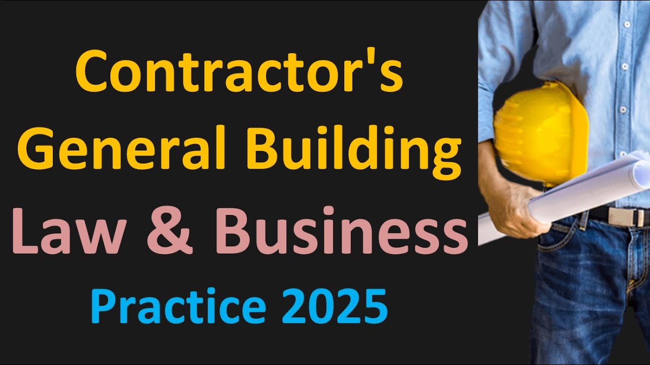 Contractor’s General Building and Law & Business Practice Test 2026 ...