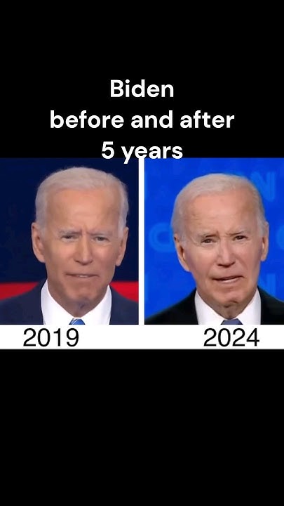 President Biden before and after 5 years - YouTube