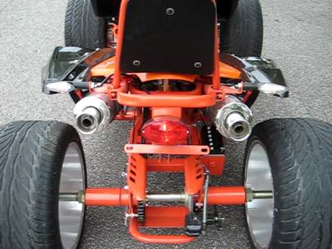 BLING QUAD ATV XS-D055 TÄNAVAKÕLBULIK 12kW - YouTube