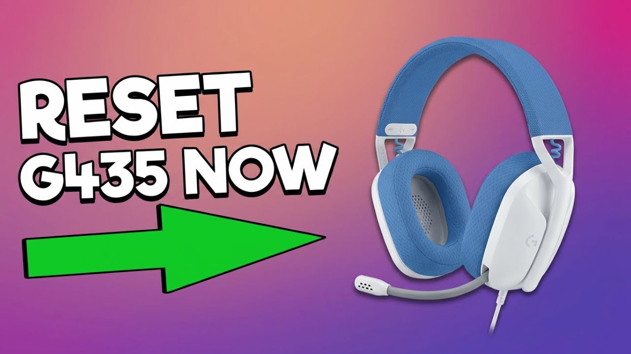 How to Reset Logitech G435 Headset (2026) Guide - YouTube