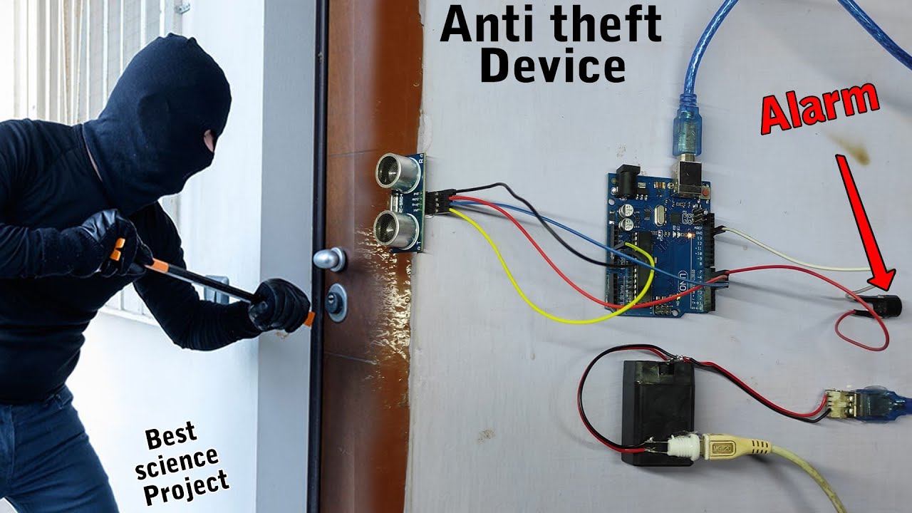 Theft Prevention security Alarm Amazing Best science Project - YouTube
