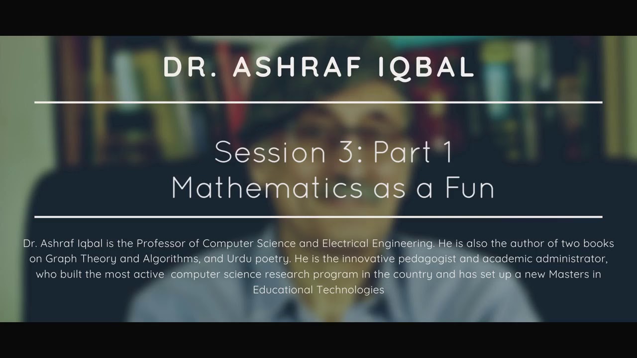 Math is fun - Dr Ashraf Iqbal - YouTube