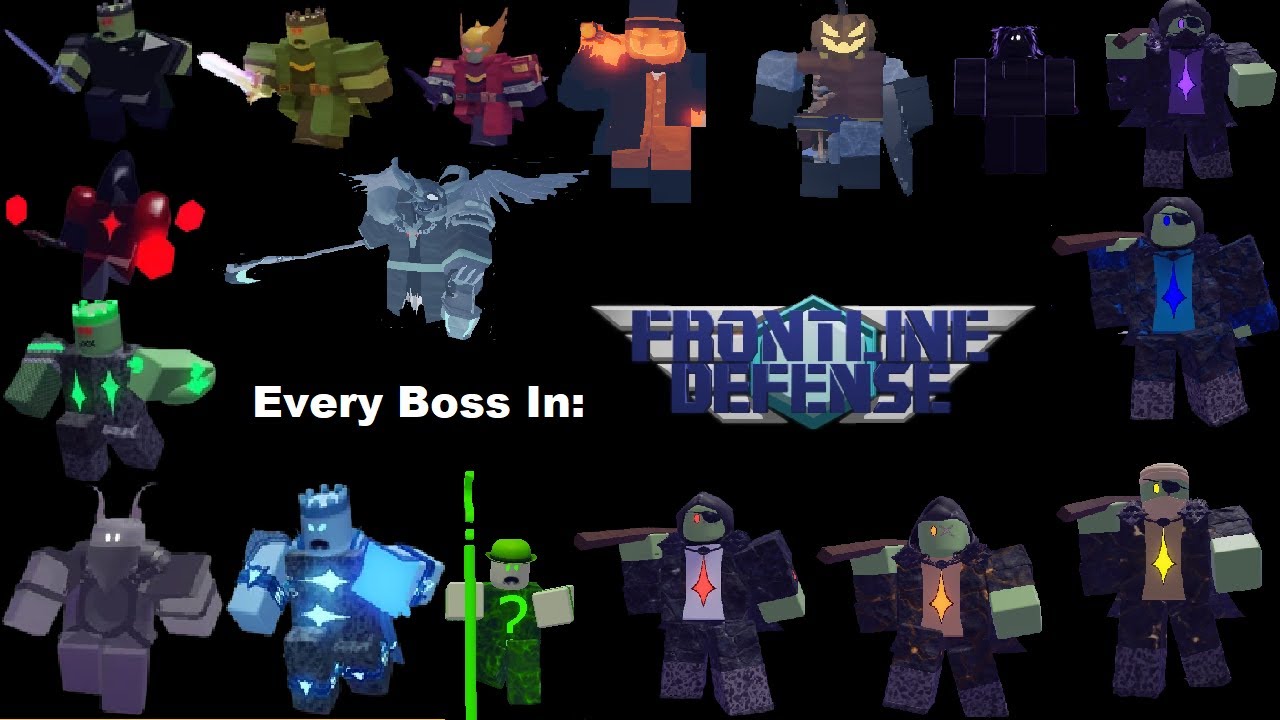 Every Frontline Defense Boss Ever. - YouTube