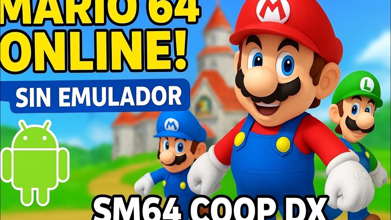 No necesitas emulador 😳 — Instala SM64 Coop DX y juega con tus amigos # ...