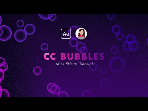 CC Bubbles in After Effects - YouTube
