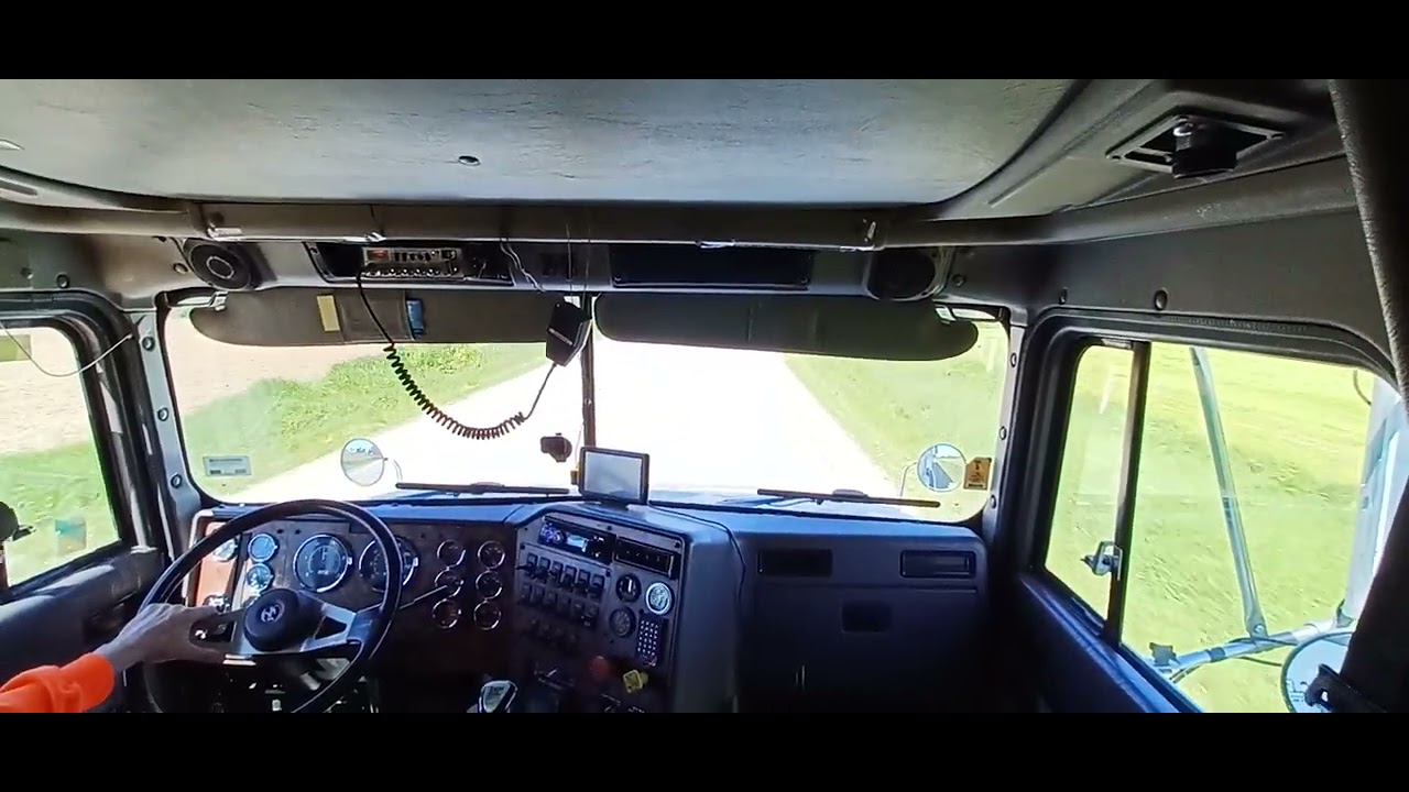 driving and shifting a semi truck - YouTube