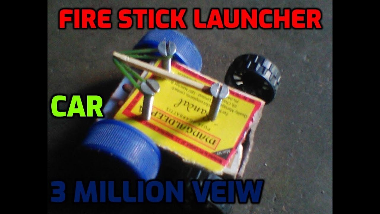 How to make a match stick launcher - YouTube