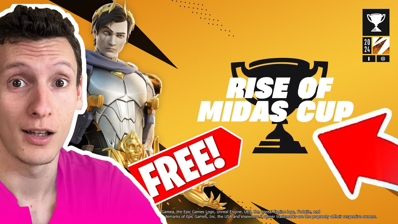 FORTNITE IL DA PE *MIDAS GRATIS "RISE OF MIDAS CUP" 24TH Martie ...