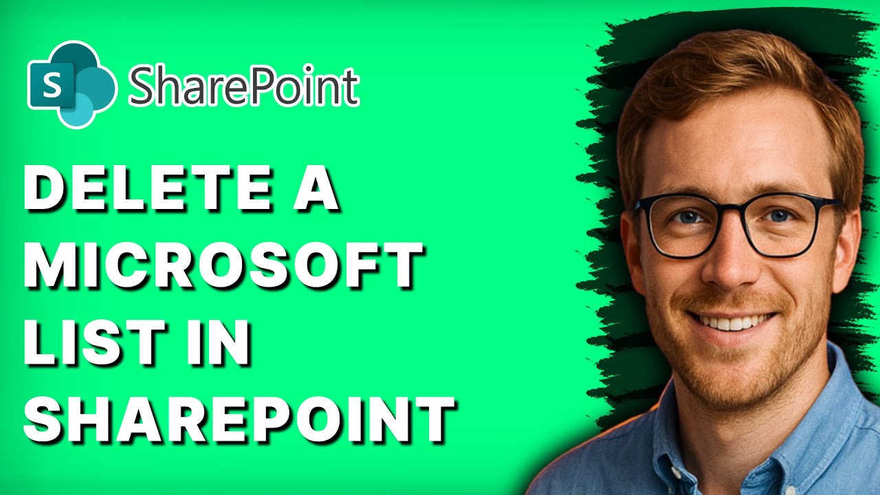 How to Delete a Microsoft List in Sharepoint [2026 Full Guide] - YouTube