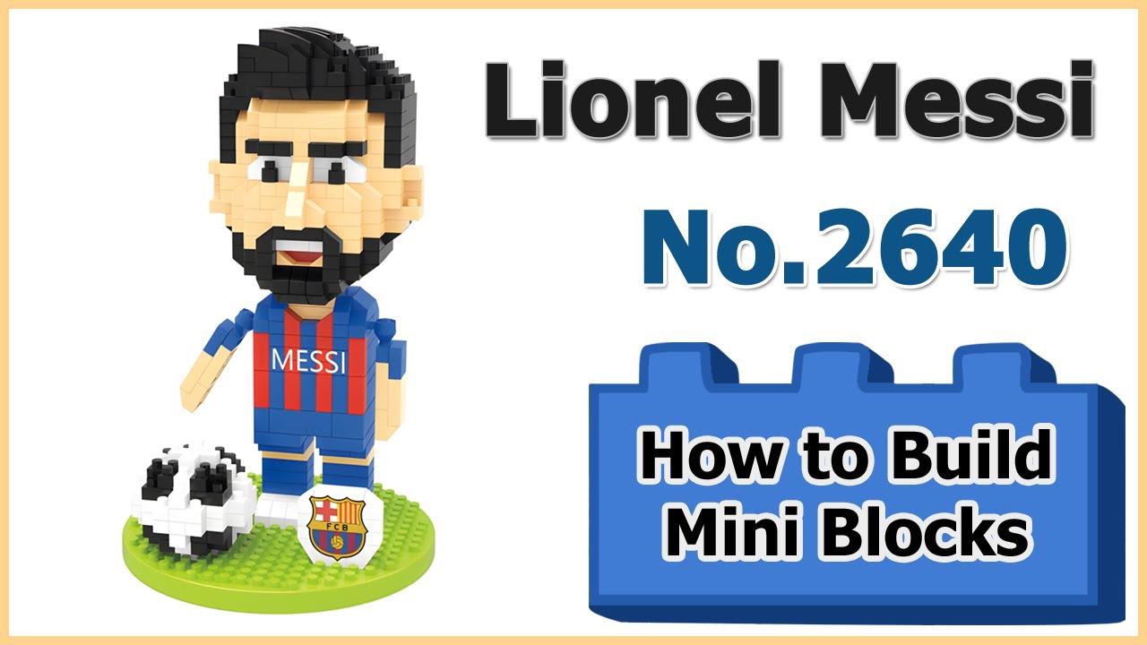 How to Build Mini Blocks Lionel Messi No.2640 Review Instructions ...