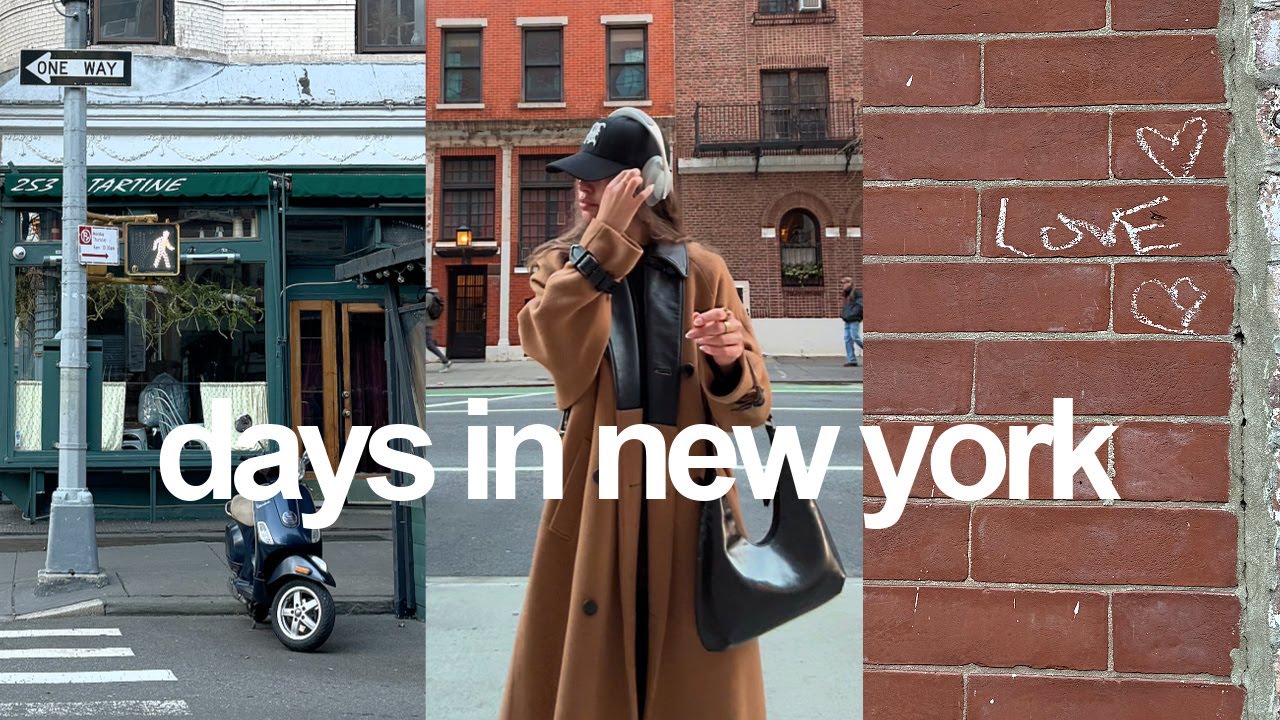 a weekend in New York: realistic work days & productivity - YouTube
