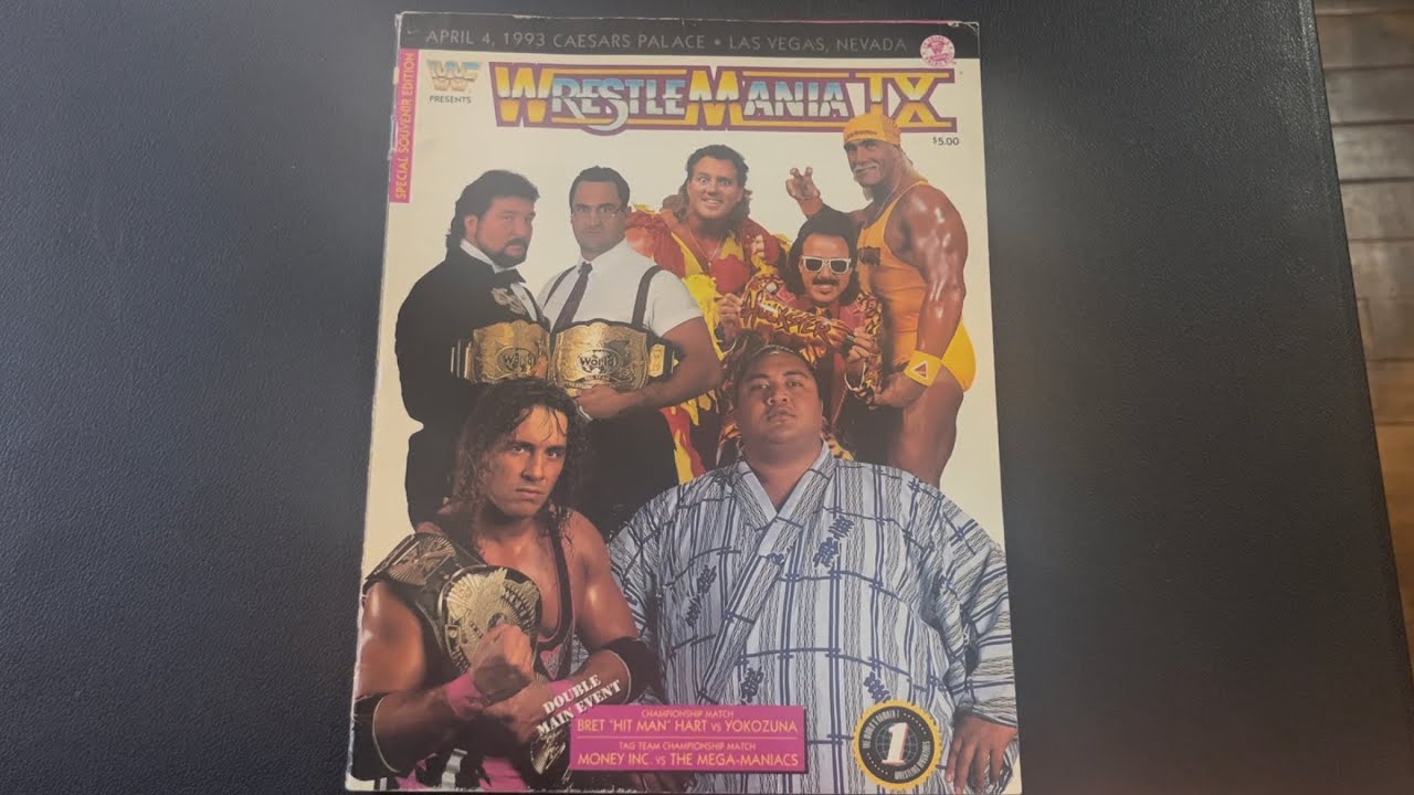 WWF Wrestlemania 9 Program Look Through Series…Episode 20 - YouTube