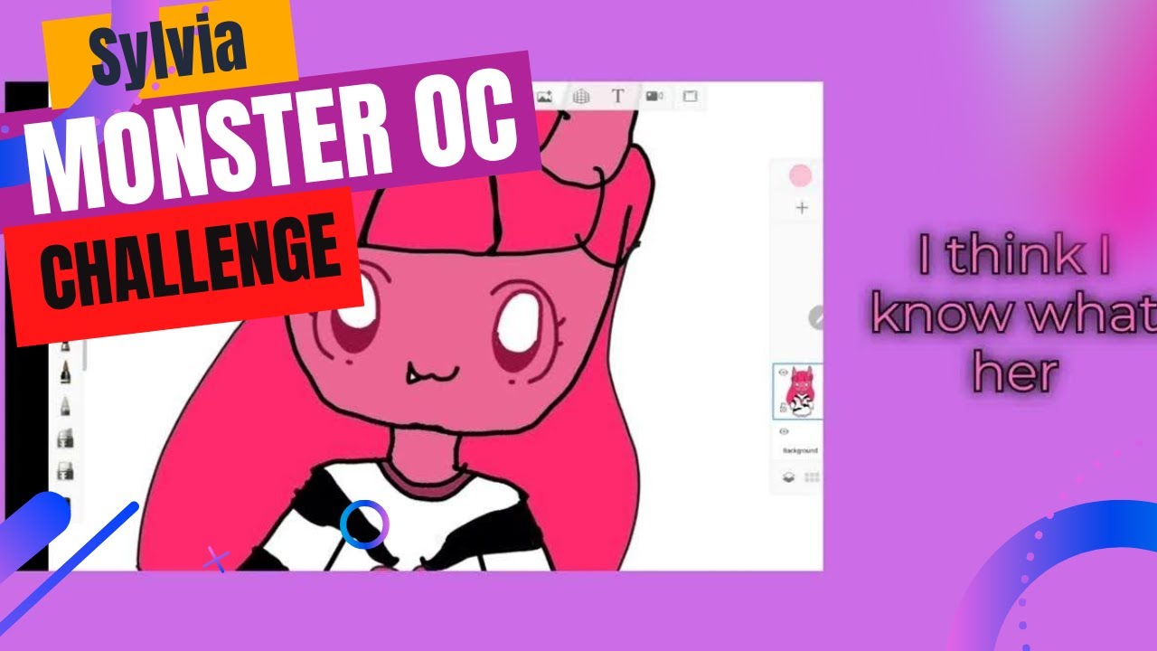 Monster OC Challenge With Sylvia On Autodesk Sketchbook - YouTube