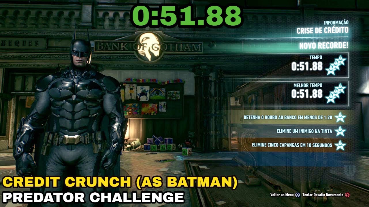 Batman: Arkham Knight - Credit Crunch (as Batman) - Predator Challenge ...