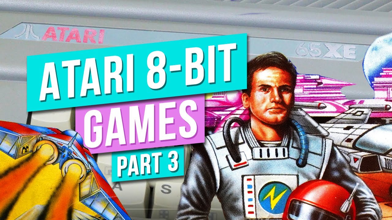 ATARI 8-BIT GAMES PT3 | Another Batch Of Atari 8-Bit Games | Atari 65XE ...