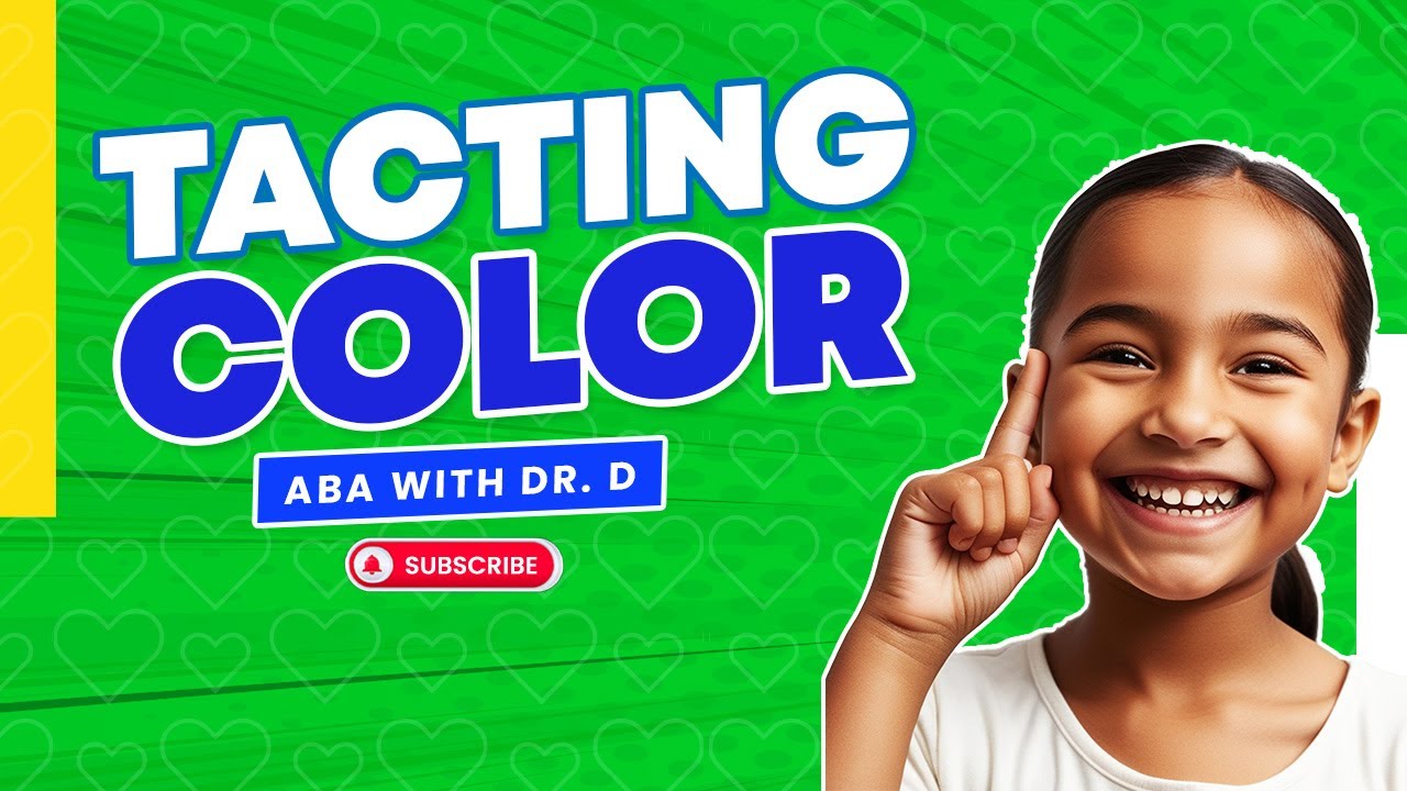 Demonstrating of Tacting Colors #appliedbehavioranalysis - YouTube