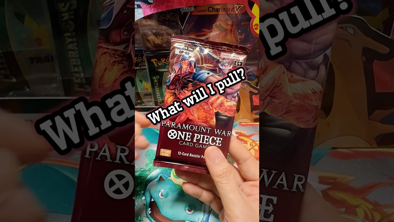 Anything good? One Piece TCG Op02 booster pack #onepiececardgame # ...