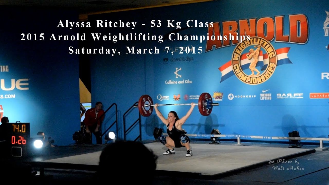 Alyssa Ritchey Lifting at the 2015 Arnold Weightlifting Championships ...