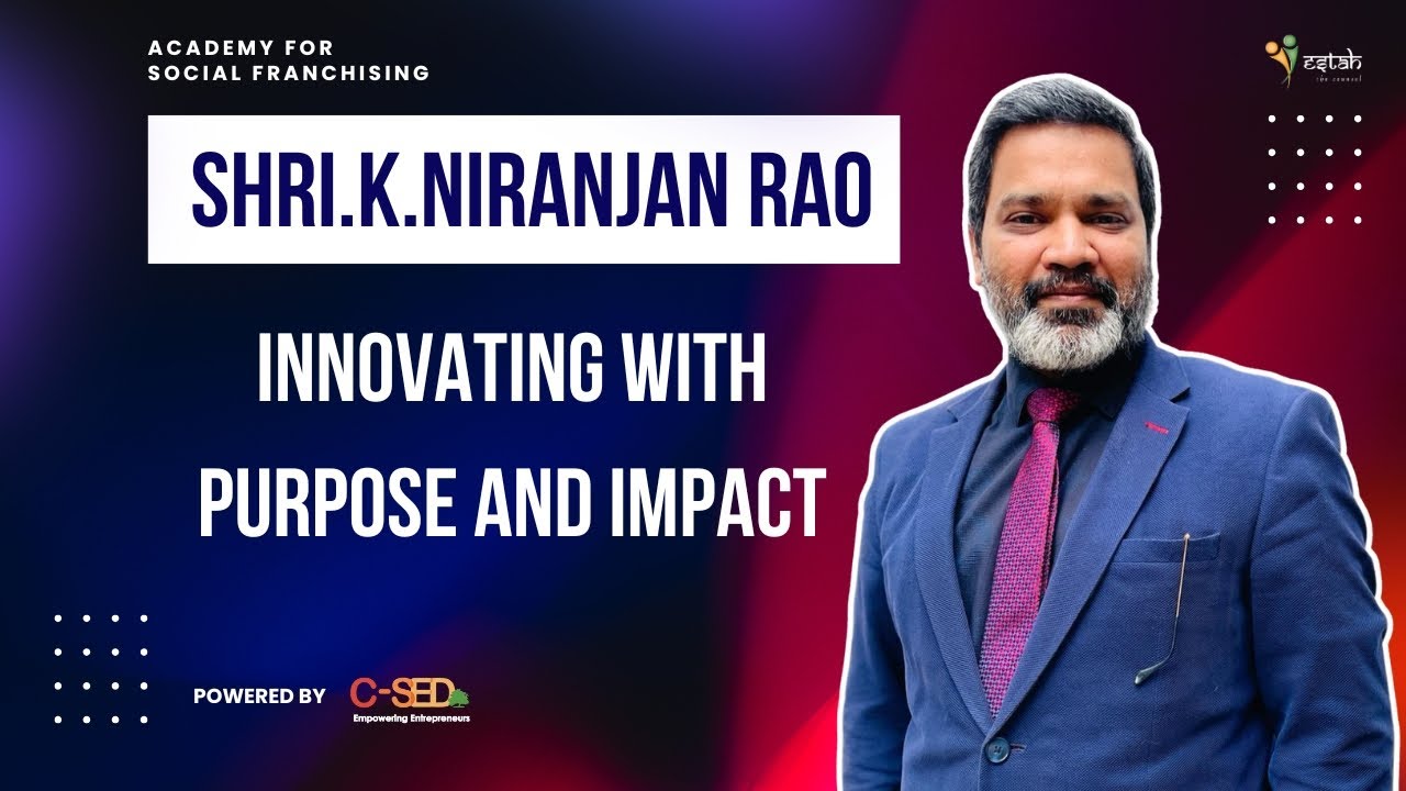Shri K Niranjan Rao: Blending Spirituality with Business Innovation - YouTube