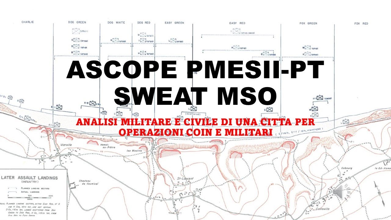 ANALISI MILITARE DELLE CITTA: riflessioni su ascope pmesii-pt sweat mso ...