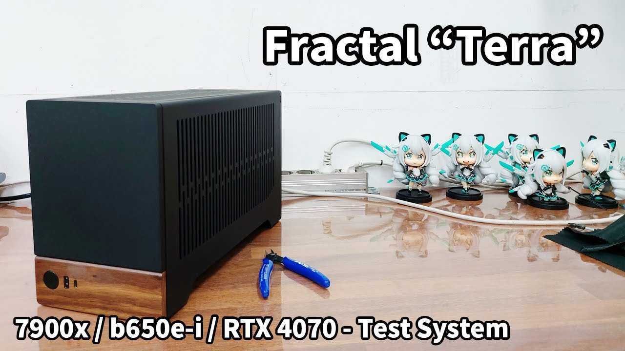 Fractal Terra :) 테스트 셋업 - 프렉탈 신작 케이스 "테라" 출시 ... 뚱(고)스트인가..? 이쁜건 인정 ...
