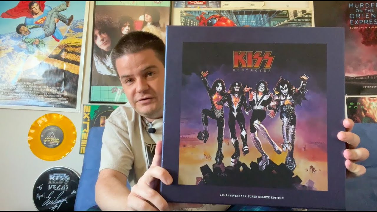 KISS Destroyer Super Deluxe Edition CD Box Set Unboxing and Review ...