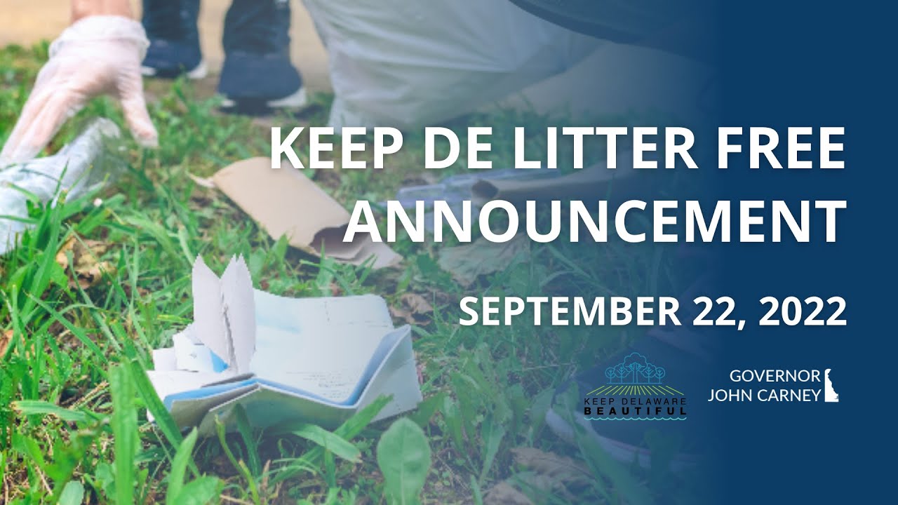 Keep DE Litter Free Announcement - YouTube