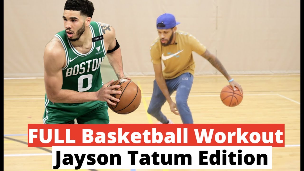 FULL Basketball Workout | Jayson Tatum Edition | Shooting and Post Game ...