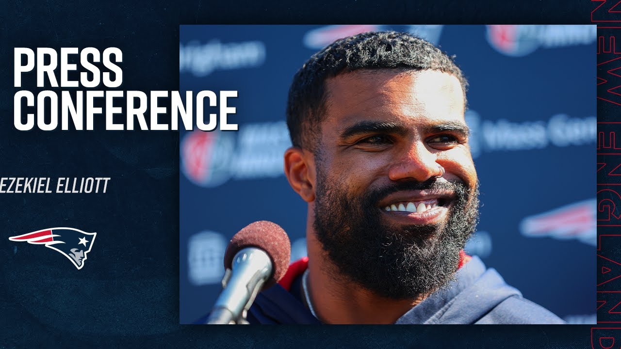 Patriots Press Conference | Running Back Ezekiel Elliott - YouTube