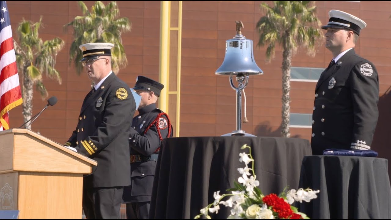 Bell Ceremony for Captain Max Fortuna - YouTube