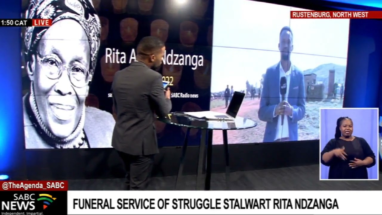 Funeral proceedings of the struggle stalwart Rita Ndzinga wrapping up ...