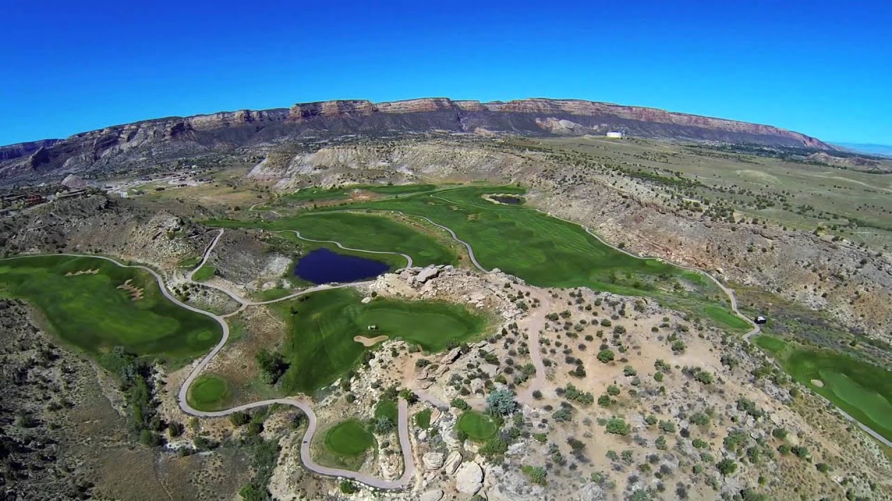 Redlands Mesa Golf Course Aerial Compilation - YouTube