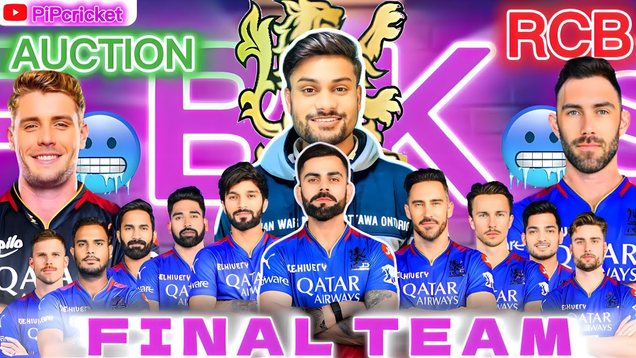 RCB Final Team Announce 😱🙅 | RCB Come Back iPL 2025 😁😱🙅 | #viratkohli # ...