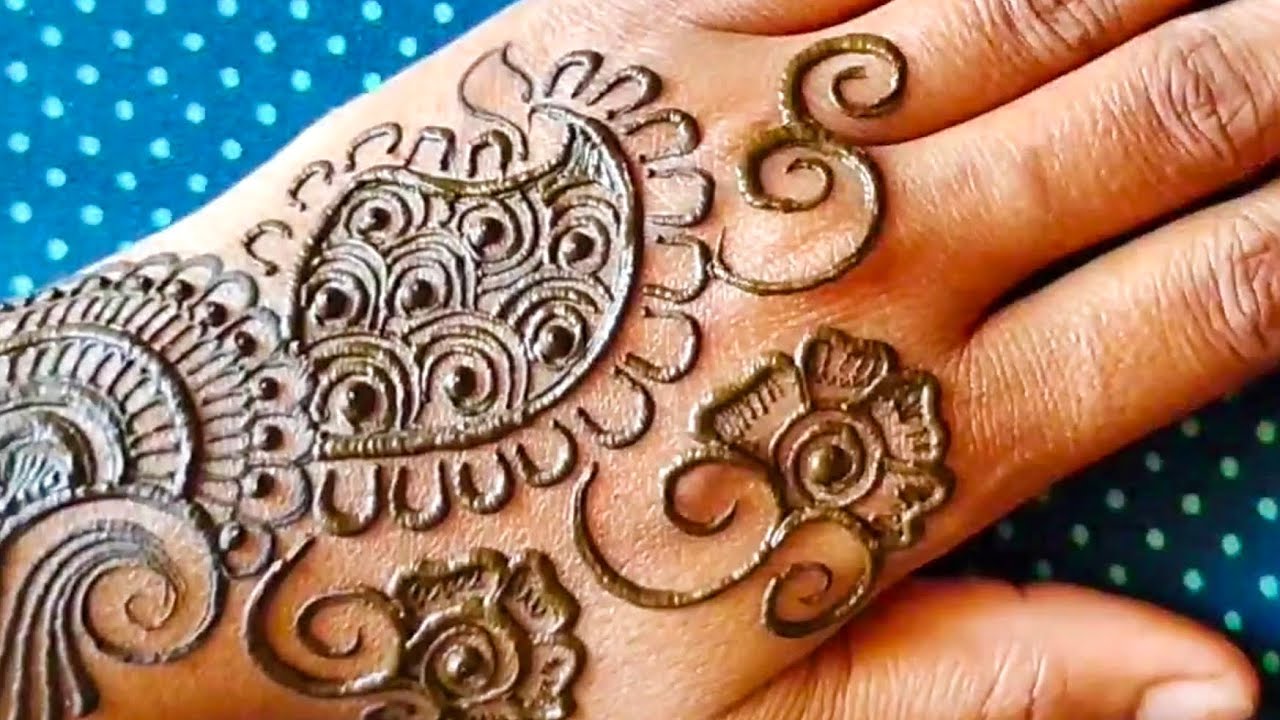 mehndi design simple | mehandi ka design | mehandi kaise lagate hain ...