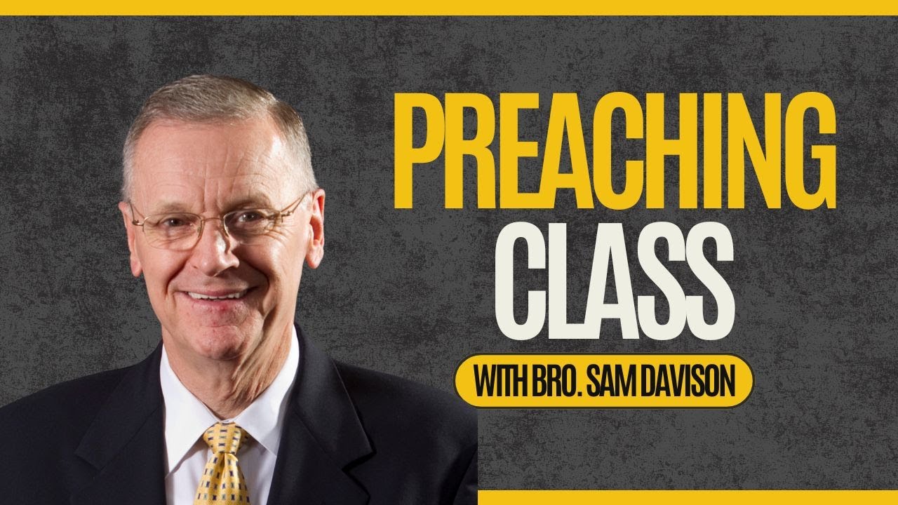 Biblical Preaching Guest Lecture by Sam Davison - YouTube
