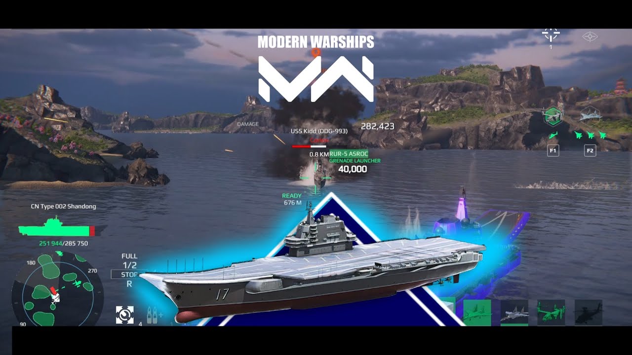 SHANDONG SHOWDOWN! | CN Type 002 vs. [Opponent] - Modern Warship - YouTube
