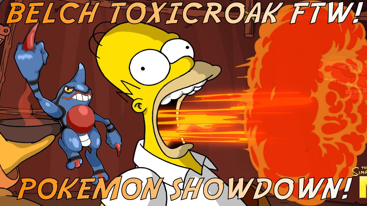Pokemon Showdown: CRAZY BELCH TOXICROAK FTW!! :D - YouTube