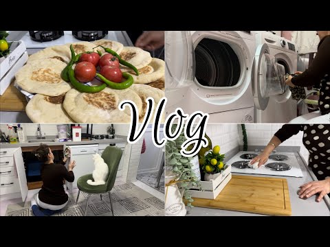 Sessiz Vlog🌃Tezgah Altı Temizliği/Mutfakta Düzen/Motivasyon Temizliği/Günlük Rutinler/Patıl Ekmek