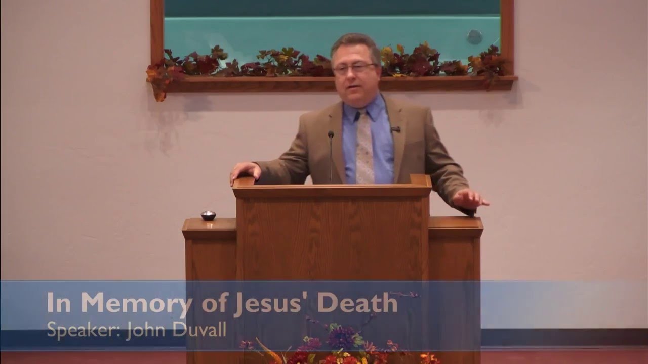 032716 - AM - In Memory of Jesus Death - YouTube